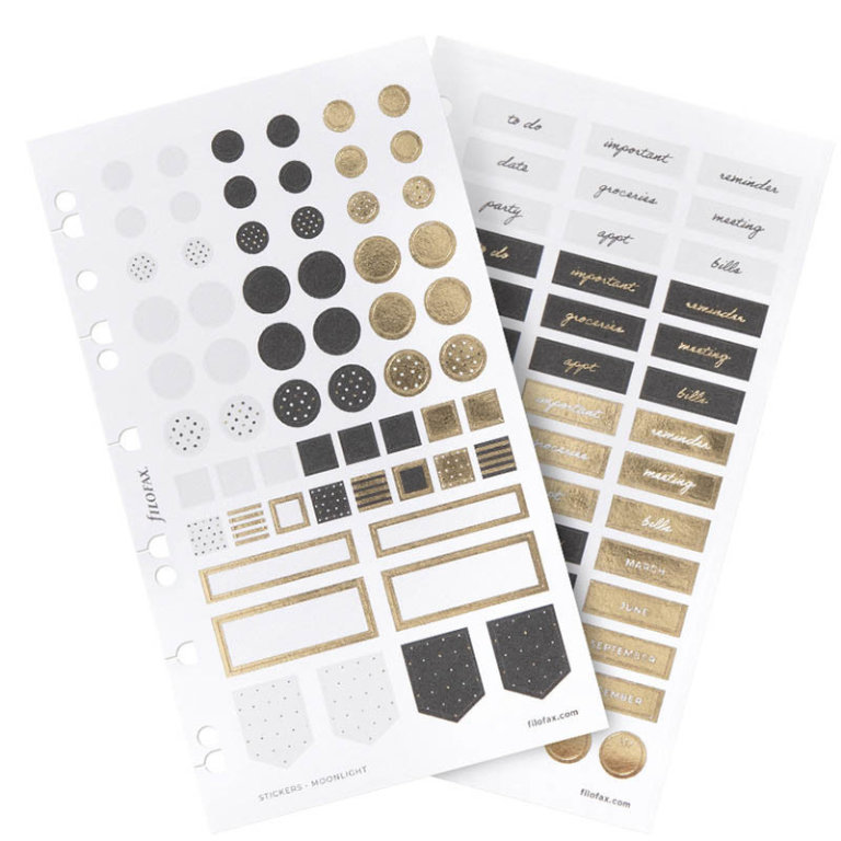 Filofax Stickers Moonlight / My Lovely Notebook