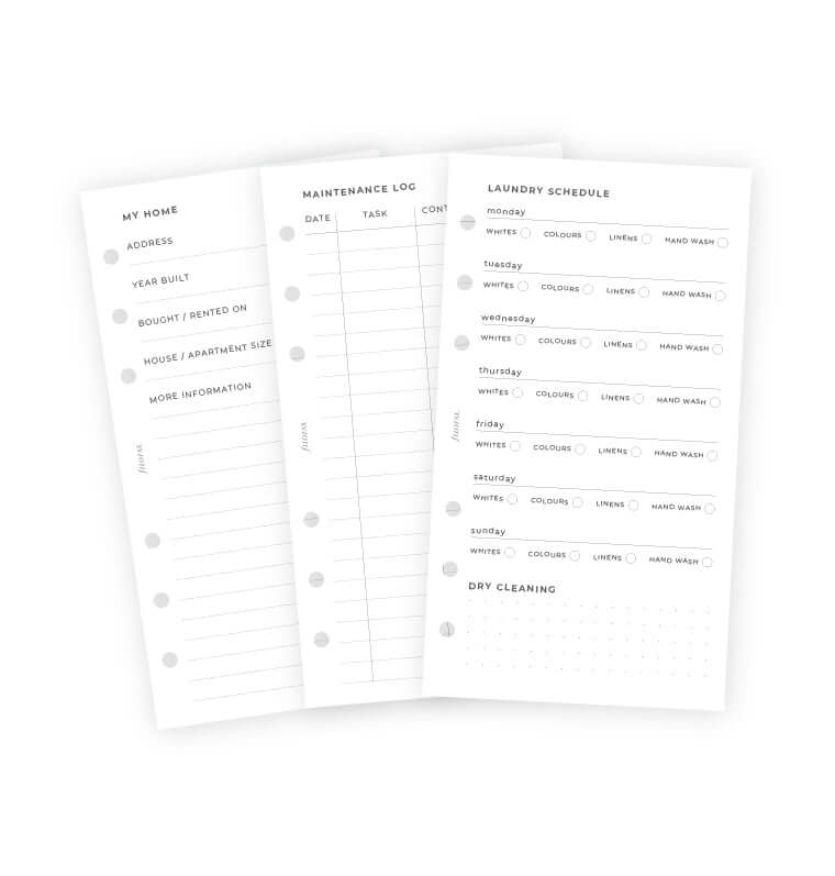 Filofax navulling organizer A5 Household Planner kopen