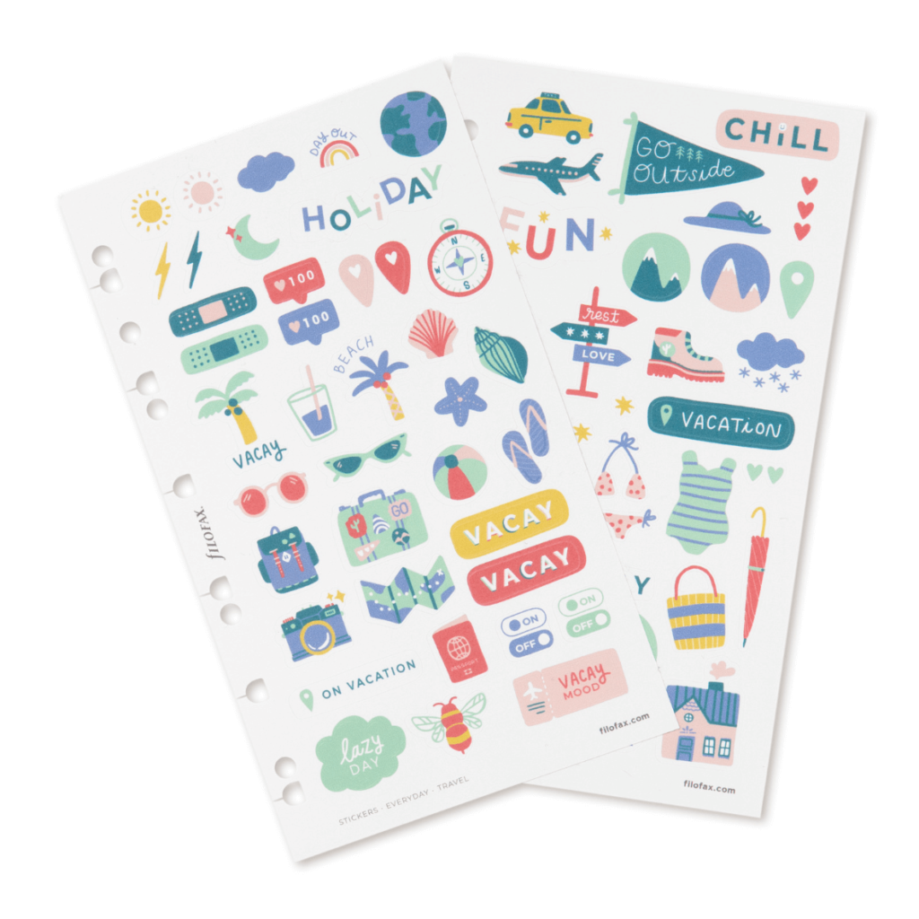 Filofax Travel Stickers | My Lovely Notebook