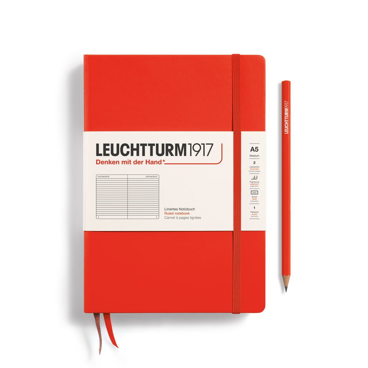 Leuchtturm1917 gelinieerd notitieboek Lobster